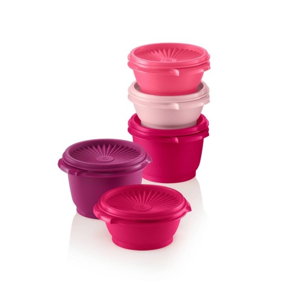 Tupperware | Kitchen | Tupperware Nwt Heritage 5pk Plastic Food Storage ...